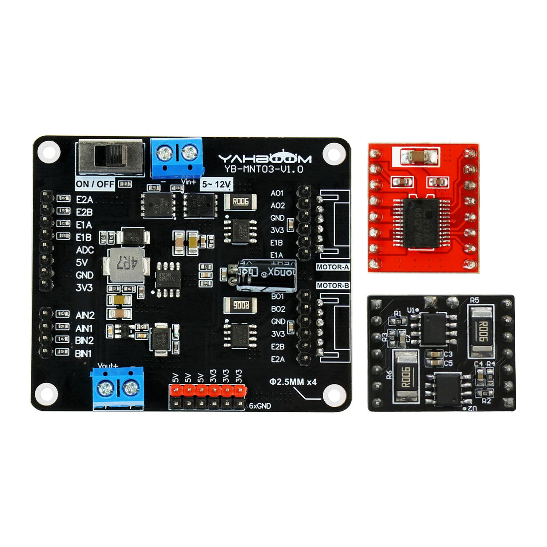 2-Channel Motor Drive Module AT8236 Chip Support 5-12V Power Supply