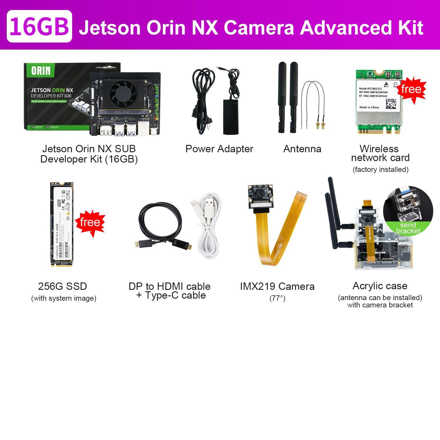 NVIDIA Jetson Orin NX Developer Kit for Depth Learning ROS Developement