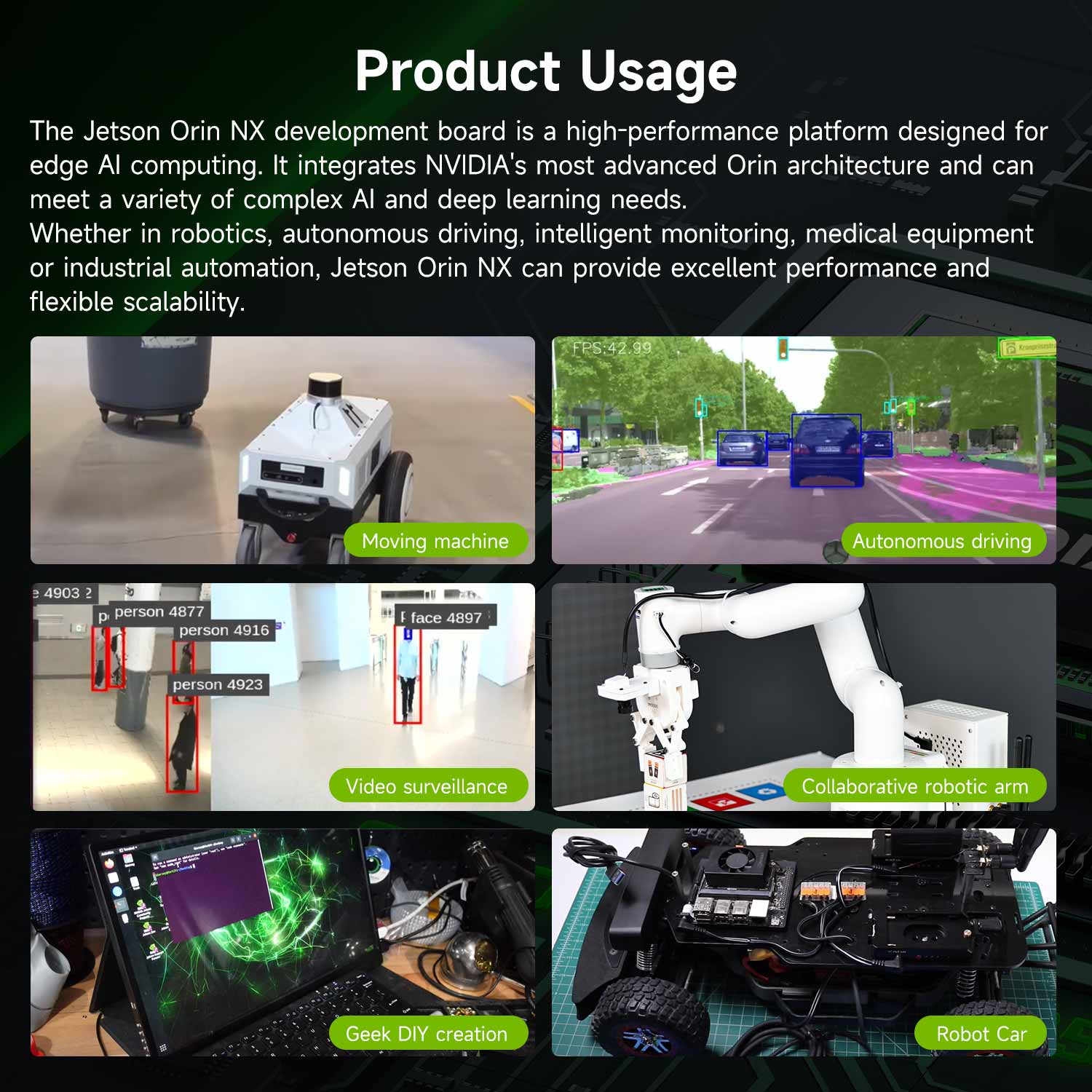NVIDIA Jetson Orin NX Developer Kit for Depth Learning ROS Developement