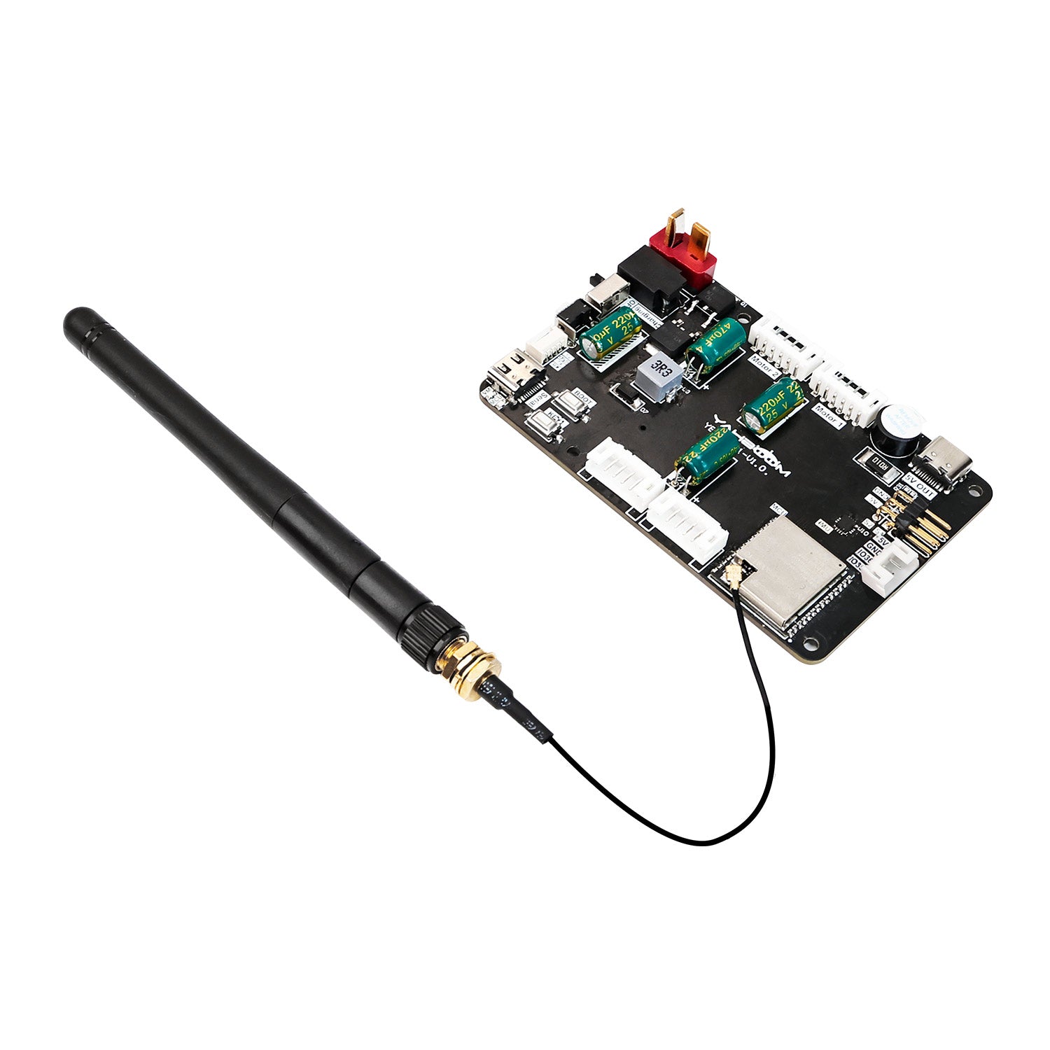 Raspberry Pi 5 Robot Expansion Board With ESP32 Chip Support Micro ROS