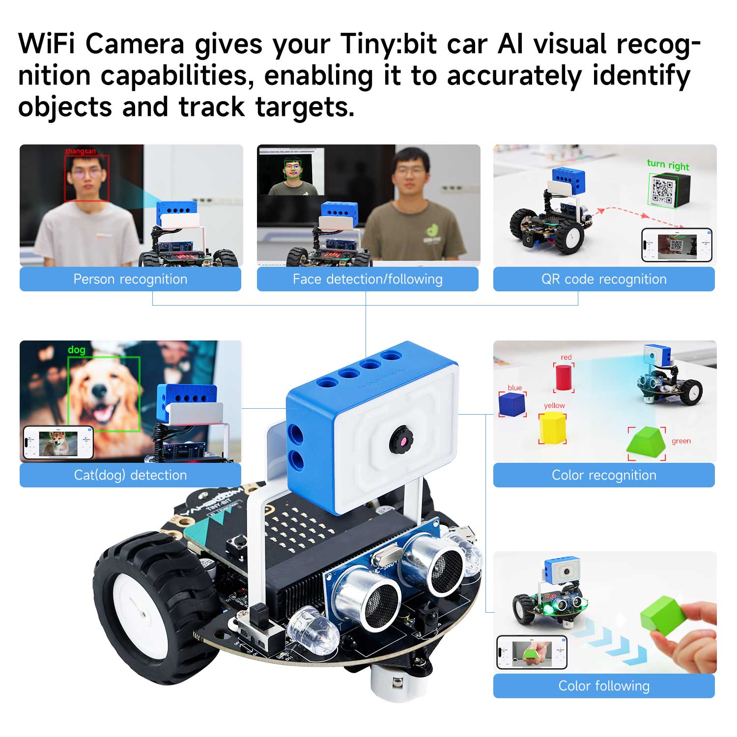 Yahboom Microbit Robot Car Kit Programmable Toys MakeCode Programming