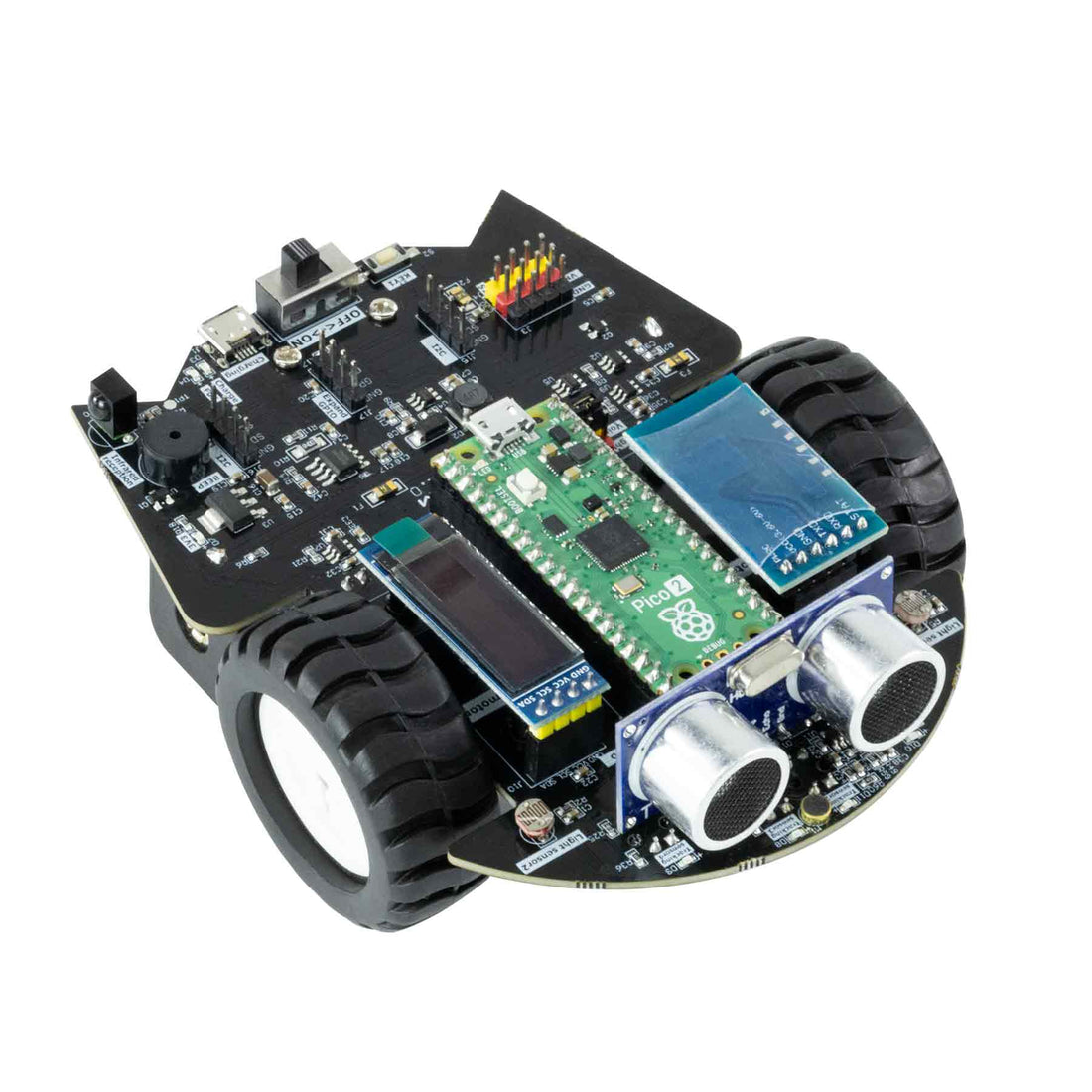 Yahboom Raspberry Pi Pico 2 Car Robot Adopt Micropython Programming