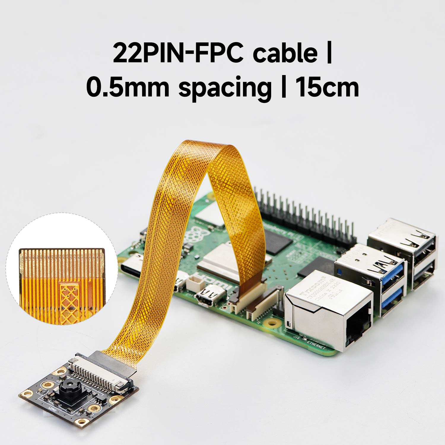 Raspberry Pi 5 Camera with IMX219 Chip 8MP 1080P Resolution Ratio