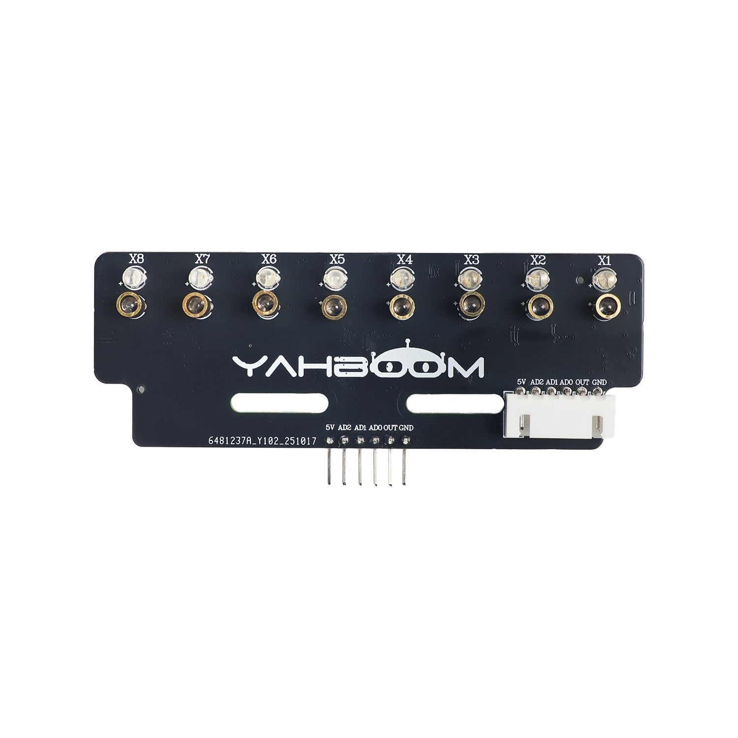 Yahboom 8-channel line tracking sensor module for robot car