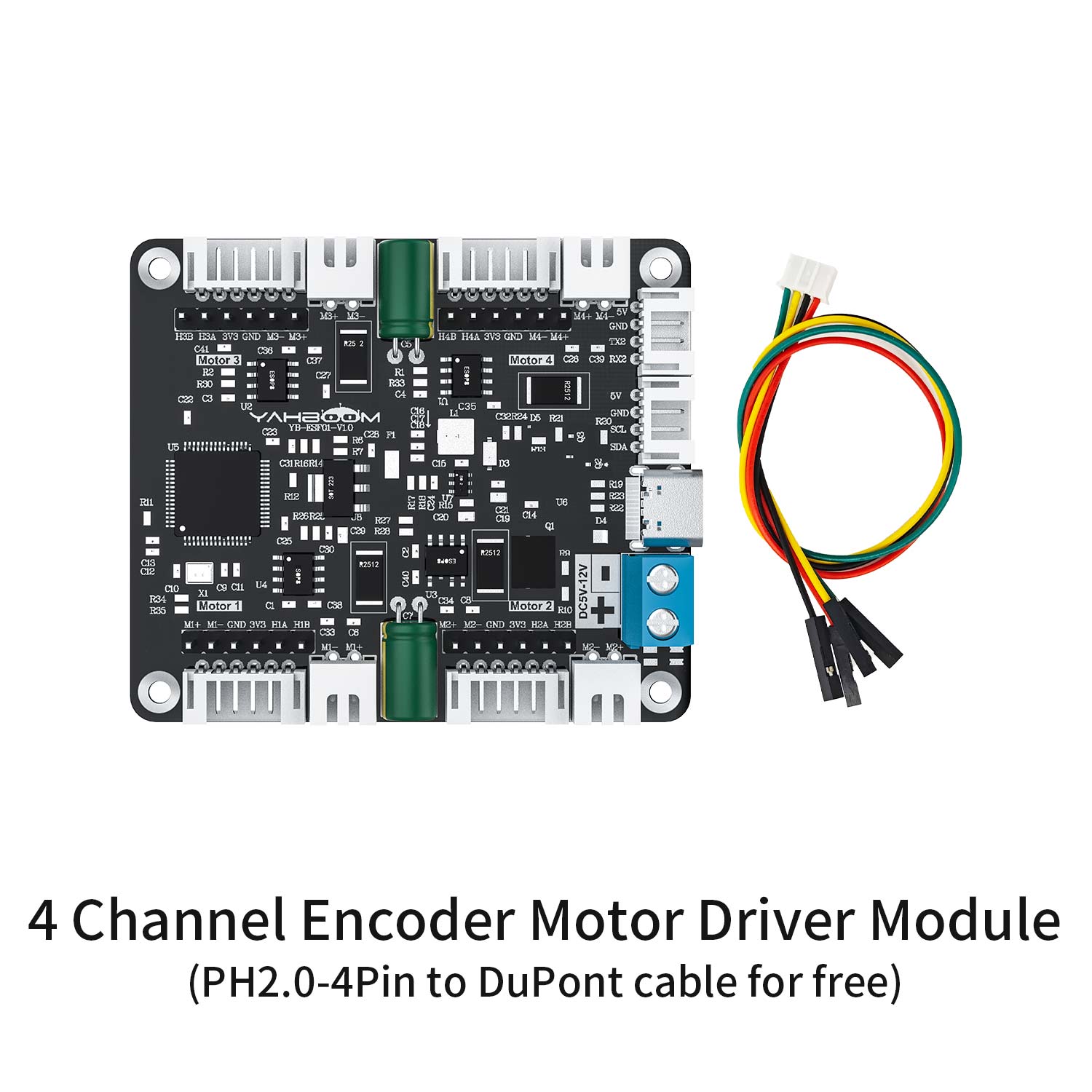 4-Channel Encoder Motor Drive Module