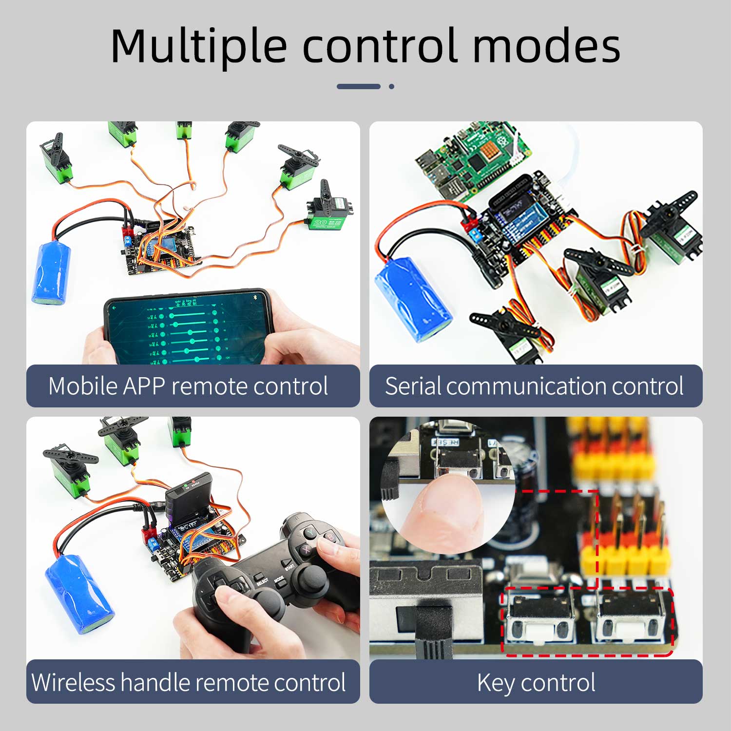 24-Channel Dual PWM Servo Control Debugging Board For DIY Smart Robot