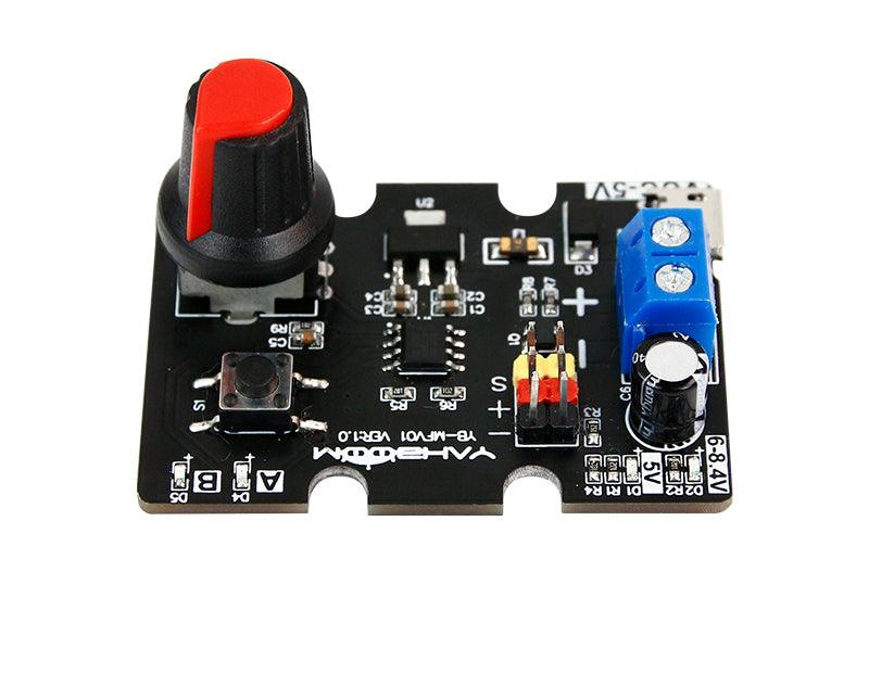 PWM Servo Control Debugging Board For Robotic Arm With Button Knob