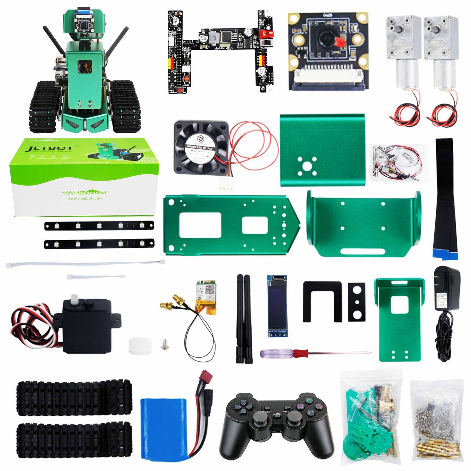 Yahboom Jetbot AI Vision Tank Car for JETSON NANO 4GB(B01/SUB)