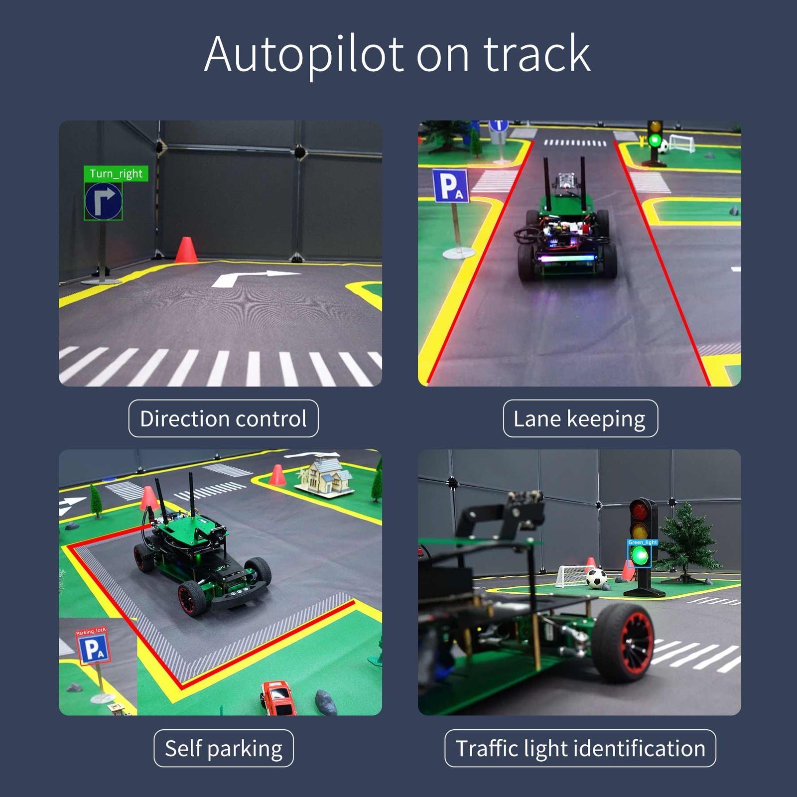 Automatic Driving Car Kit ROS Robot with Ackermann for Jetson NANO