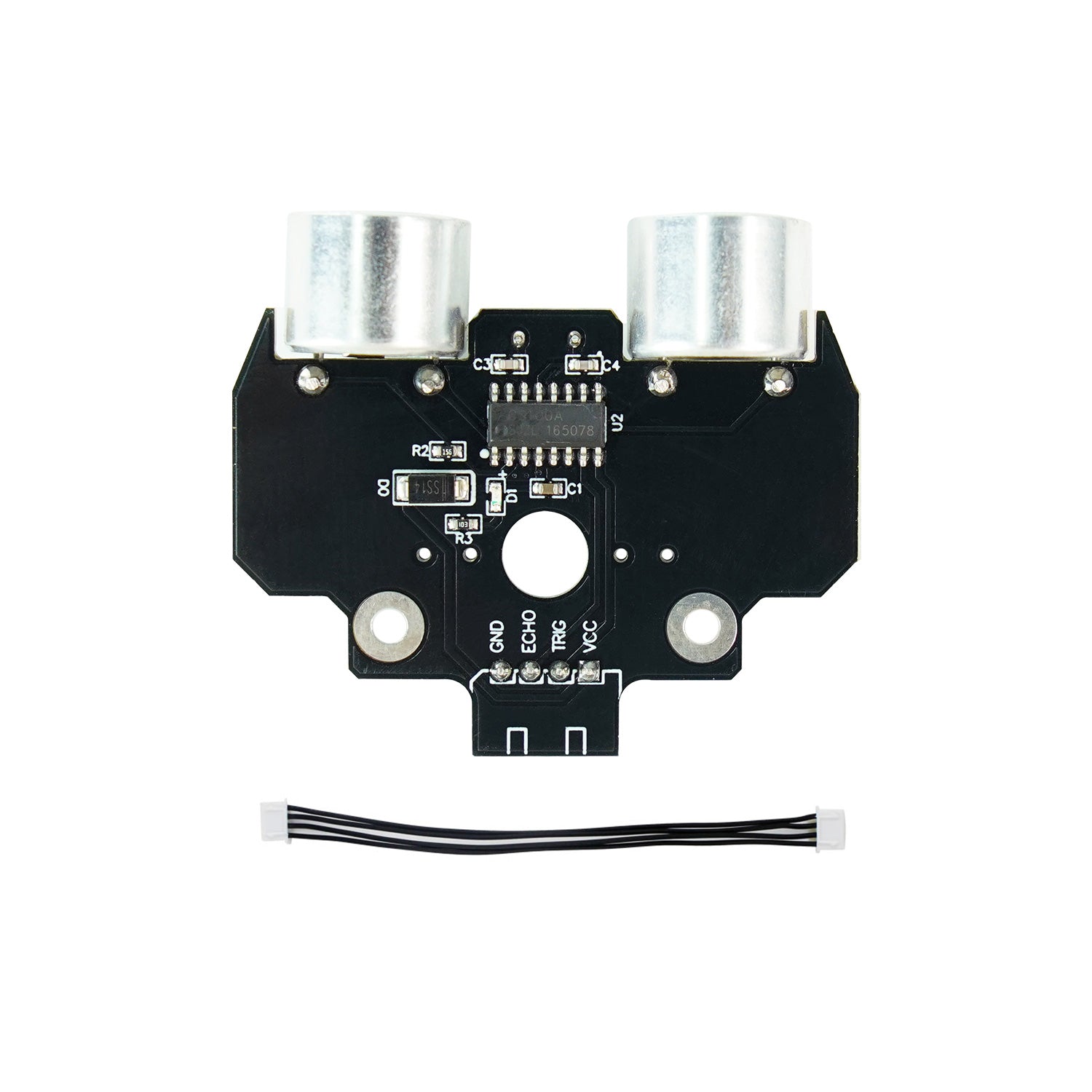 Ultrasonic Sensor Module for Distance Detection with XH2.54-4Pin Port