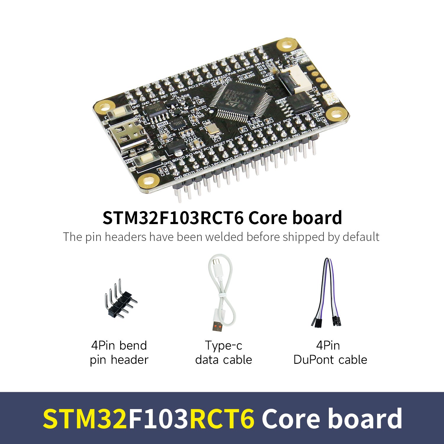 Placa base STM32F103RCT6 STM32F103C8T6 de Yahboom para robot STM32 DIY