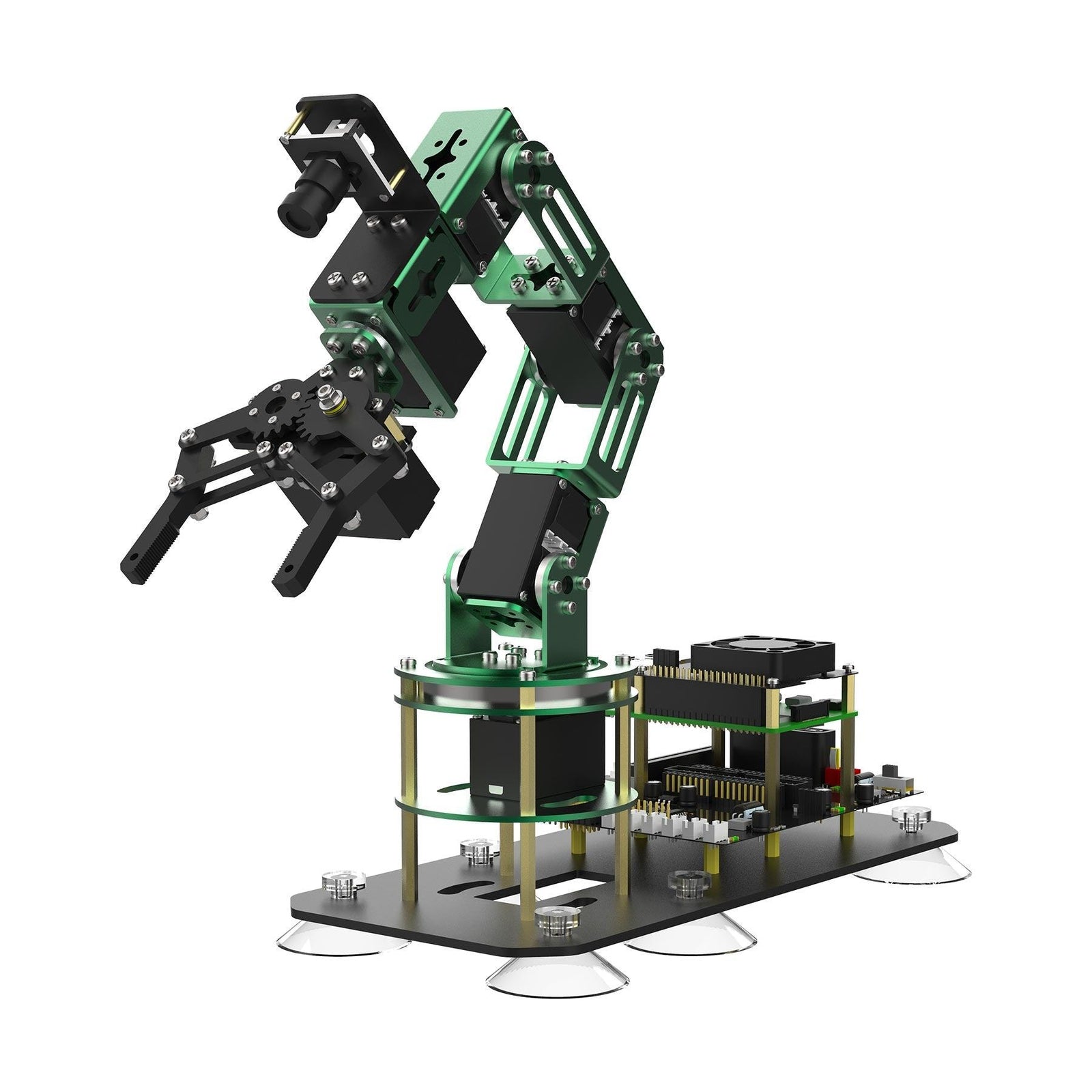 6DOF RaspebrryPi Robotic Arm with HD Camera Use ROS Python Programming