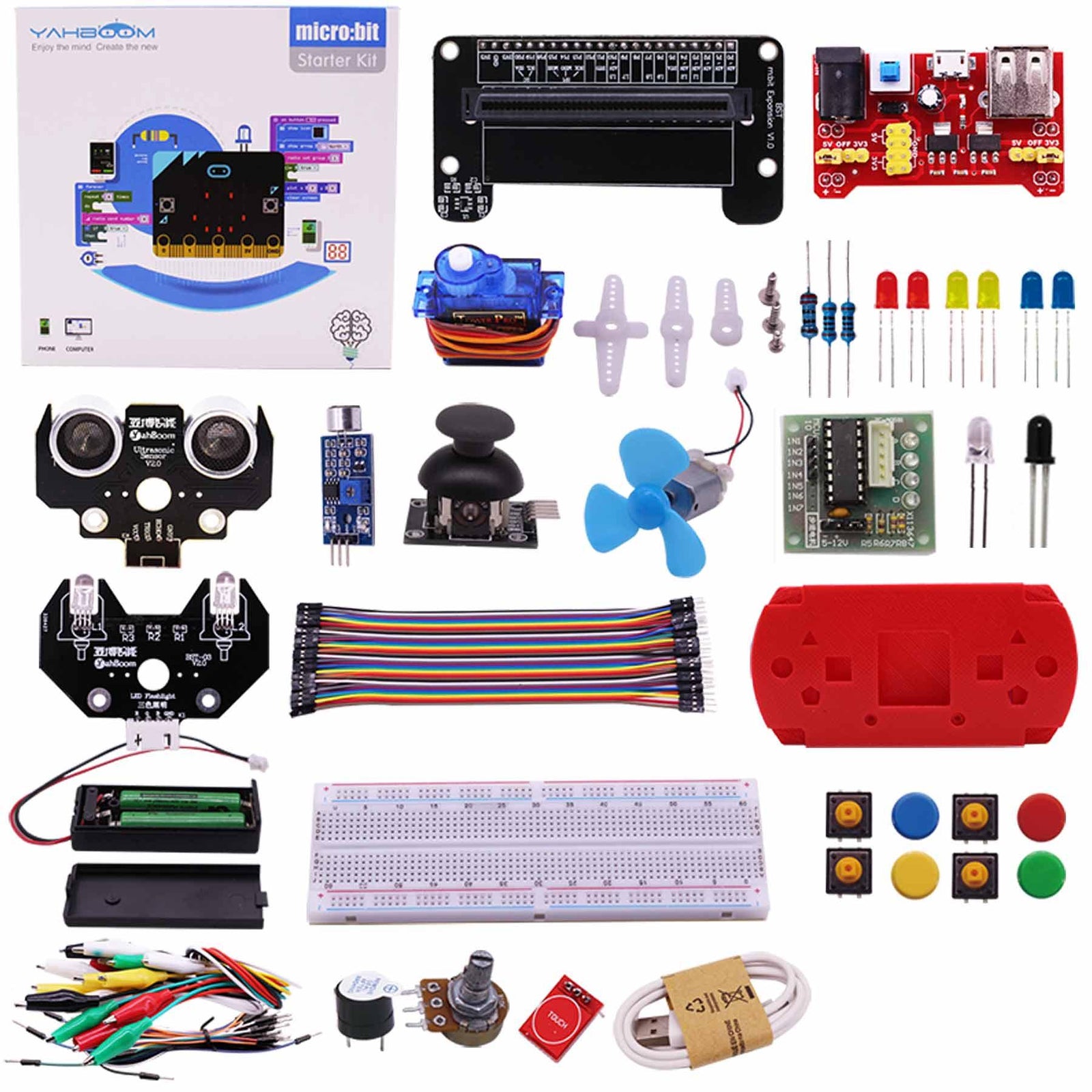 Yahboom Microbit Starter Sensor Kit for Beginner for Microbit V2 V1.5
